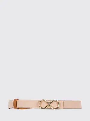 TWINSET Infinity Leather Belt - Peach