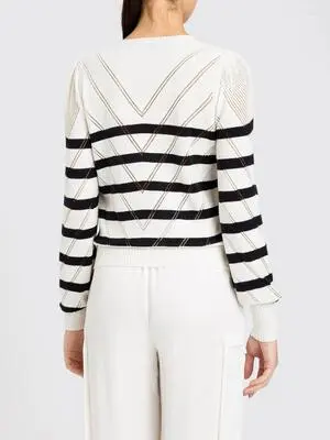 TWINSET Sweater With Striped And Argyle Pattern