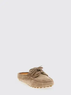 TOD'S Gommino Suede Mules - Brown