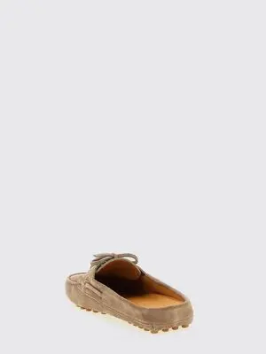 TOD'S Gommino Suede Mules - Brown