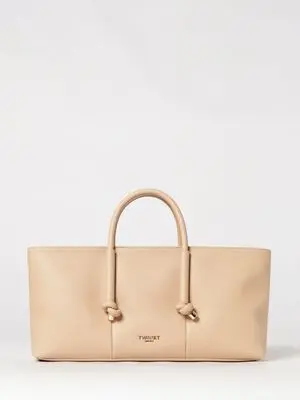 TWINSET Faux Leather Handbag - Nude