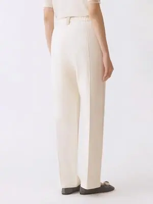 Fabiana Filippi Wide Leg Stretch Cotton Trousers