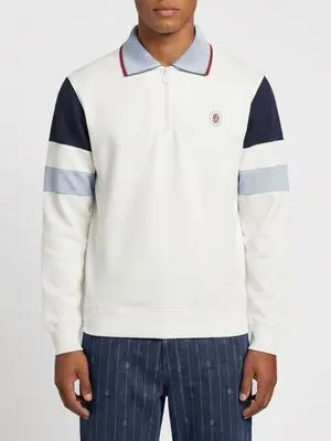 Drole De Monsieur Color Blocked Polos For Men