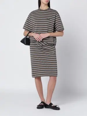 ROTATE BY BIRGER CHRISTENSEN Striped Skirt - Multicolor