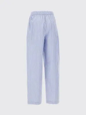 ROTATE BY BIRGER CHRISTENSEN Striped Cotton Palazzo Trousers