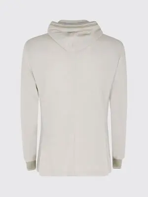 Eleventy Single-breasted Blazer With Hooded Detail - Grey