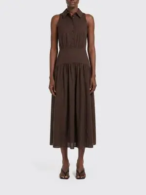Staud Midi Dress - Brown