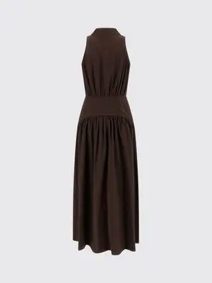 Staud Midi Dress - Brown
