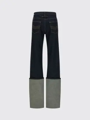 JEAN PAUL GAULTIER Cotton Denim Straight Jeans - Blue