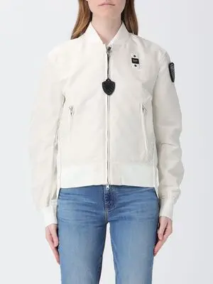 BLAUER. Bomber Jacket - White