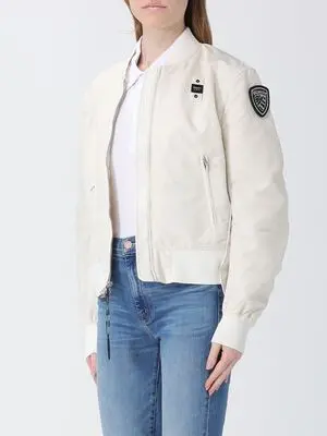 BLAUER. Bomber Jacket - White