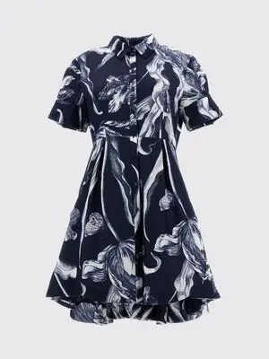 Erdem Floral Cotton Blend Shirt Dress