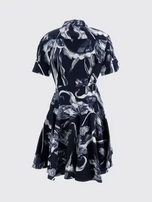 Erdem Floral Cotton Blend Shirt Dress