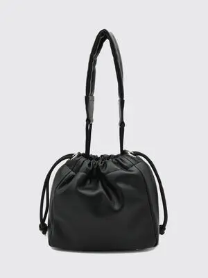 VIVIENNE WESTWOOD Hilary Grained Faux Leather Bucket Bag