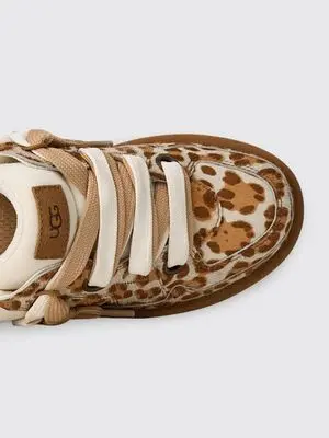 UGG Animalier Pony Hair Lowmel Plains Sneakers - Beige