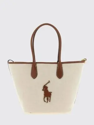 Polo Ralph Lauren Canvas And Leather Bag - Brown