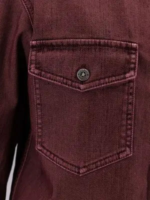 GOLDEN GOOSE Cotton Denim Shirt - Burnt
