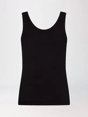 LEMAIRE Ribbed Cotton Tank - Ink