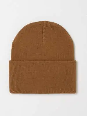 Carhartt Work In Progress Acrylic Ribbed Knit Beanie - Brown