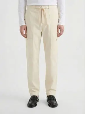 JIL SANDER Cotton Cargo Trousers - Beige