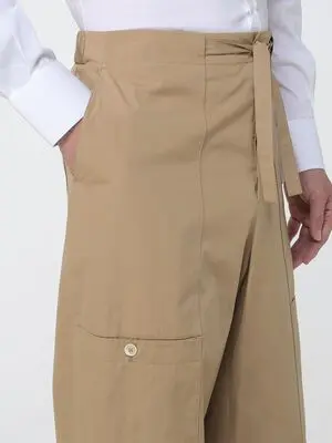 JIL SANDER Cotton Cargo Trousers - Sand
