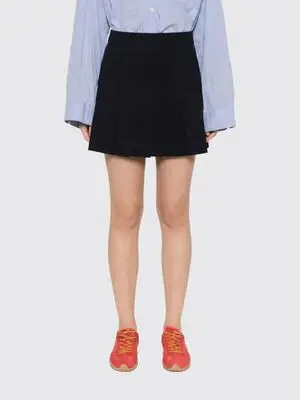 A.p.c. Cotton Blend Mini Skirt