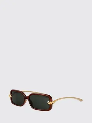 Bottega Veneta Bv1439s Metal And Acetate Sunglasses - Brown