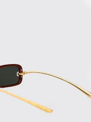 Bottega Veneta Bv1439s Metal And Acetate Sunglasses - Brown
