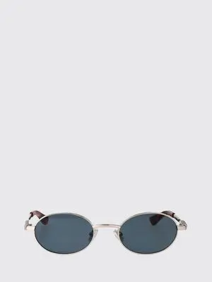 Bottega Veneta Oval Frame Sunglasses - Silver