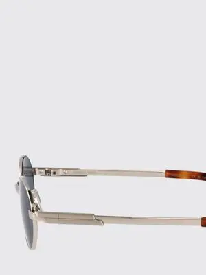 Bottega Veneta Oval Frame Sunglasses - Silver
