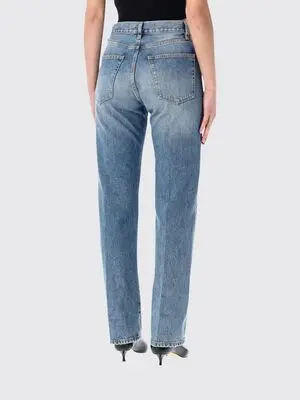 FRAME Straight Cotton Jeans - Denim