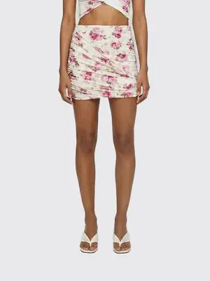 Magda Butrym Floral Print Crêpe Mini Skirt