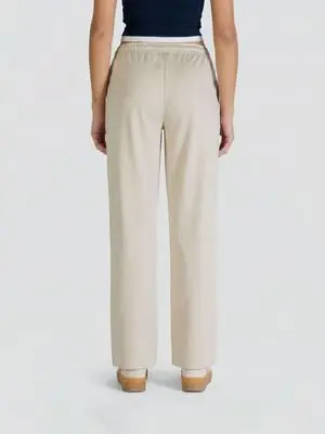 Tommy Hilfiger Straight Leg Pants - Cream