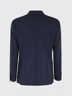 Eleventy Single Breasted Jacket - Blue