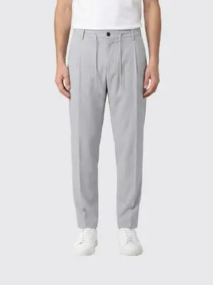 Eleventy Eleventy Tailored Drawstring Trousers White 1