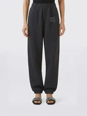 Alexander Wang Jogger Pants With Logo Detail - Black