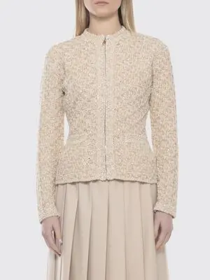 Fabiana Filippi Textured Zip-up Jacket - Beige