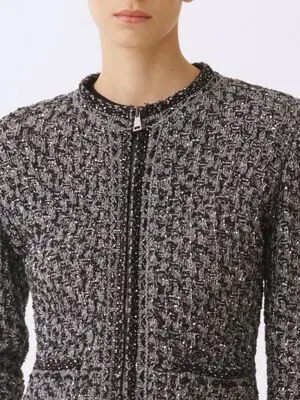 Fabiana Filippi Textured Zip-up Jacket - Grey