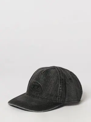 DIESEL® Distressed Baseball Cap - Black