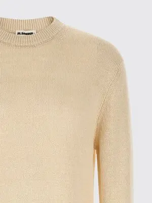 JIL SANDER Crew Neck Pullover - Beige