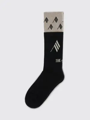 Attico Ribbed Socks - Black