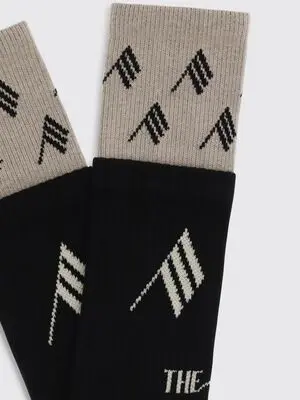 Attico Ribbed Socks - Black