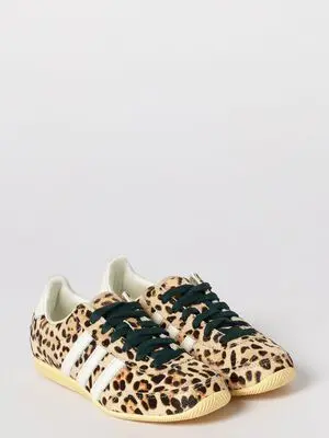 ADIDAS ORIGINALS Animal Print Pony Hair Lace-up Sneakers - Brown