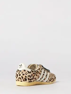 ADIDAS ORIGINALS Animal Print Pony Hair Lace-up Sneakers - Brown