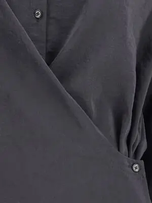 LEMAIRE Wrap Shirt - Black