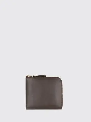 Comme Des Garçons Leather Wallet Brown