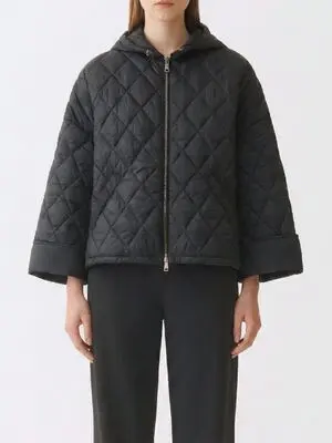 Fabiana Filippi Quilted Hooded Puffer Jacket - Blue