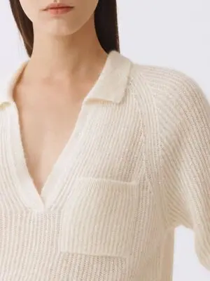 Fabiana Filippi Wool & Cashmere Knit Polo Shirt