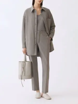 Fabiana Filippi Slim Fit Stretch Cool Wool Trousers
