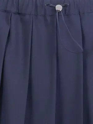 Fabiana Filippi Pleated Midi Skirt - Blue